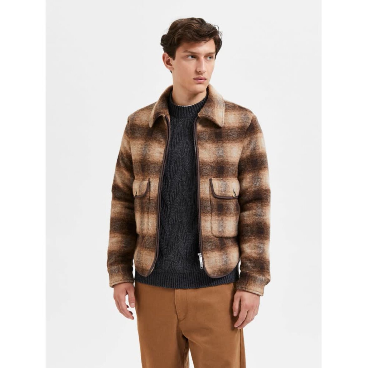 Selected Homme Hope Boiled Wool Jacket