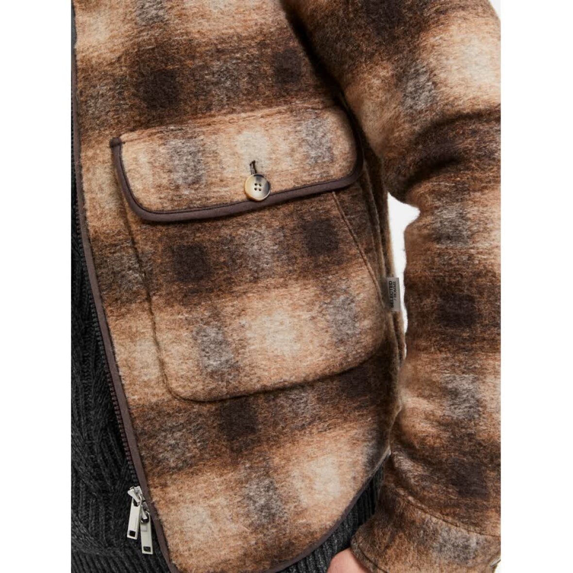 Selected Homme Hope Boiled Wool Jacket