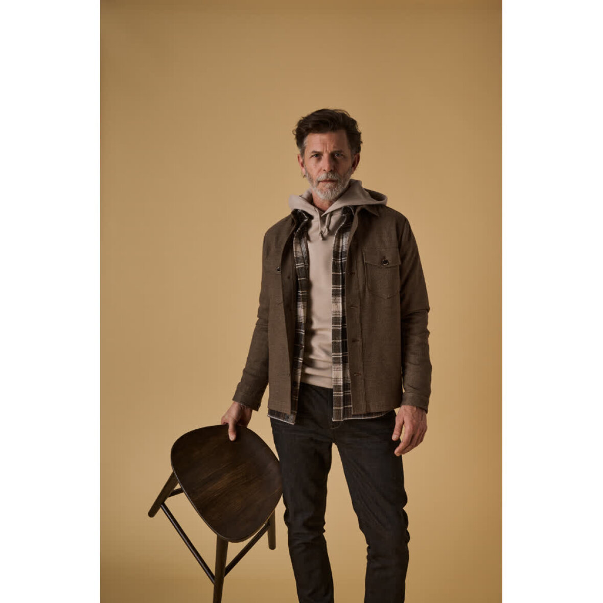 Mos Mosh Gallery Williams Forest Jacket Brown Latte